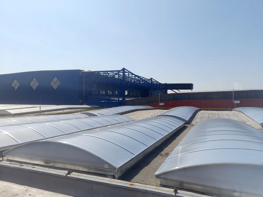 Rekonštrukcia strešných svetlíkov, BTS Cargo, Letisko, Bratislava